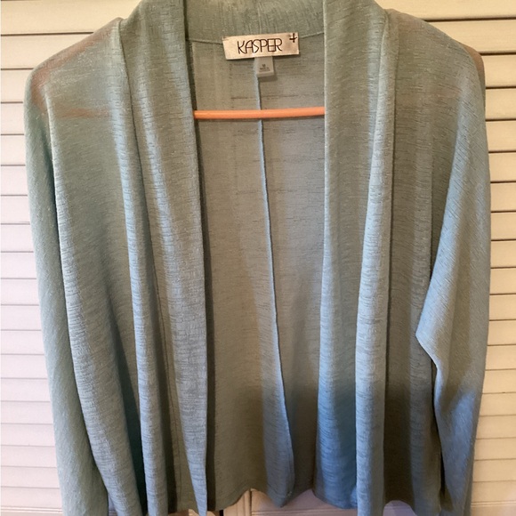 Kasper | Sweaters | Kasper Ladies Day Cardigan Open Front Size Medium ...
